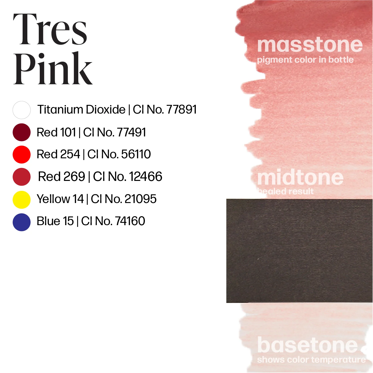 Permablend Tres Pink 15ml - PMU